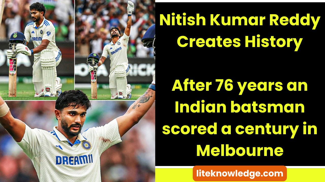 Nitish Kumar Reddy Creates History at Melbourne: After 76 years an ...